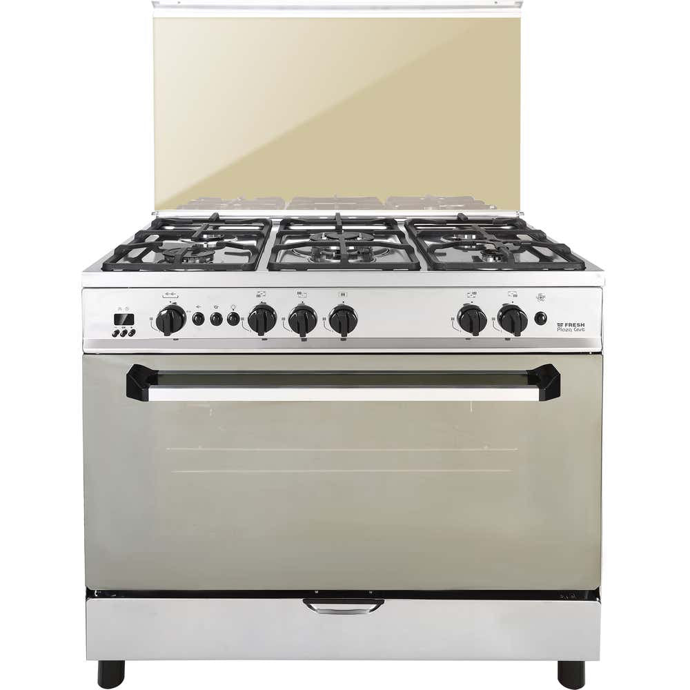 Fresh Cooker 5 Burners 90 Cm Silver 17685. – Rizkalla