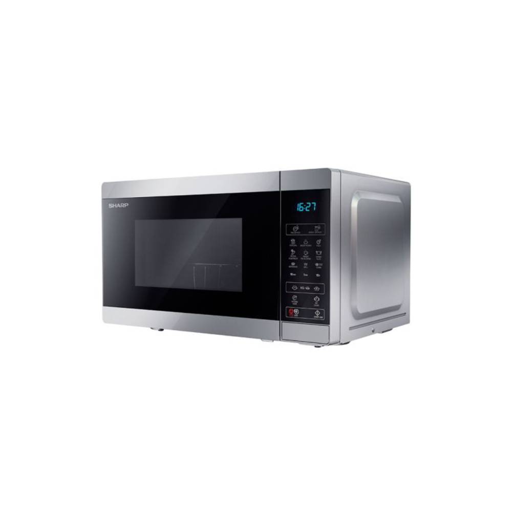 Sharp Microwave 25 Liter 900 Watt Silver R-250MGR-SL2. – Rizkalla