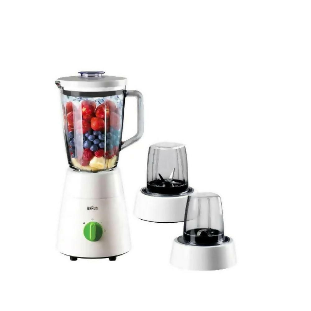 Braun 3 In 1 Blender 500 Watt White JB0123WH. (International Warranty ...